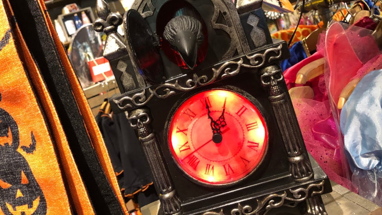 Raven Clock | Halloween 2019 - YouTube