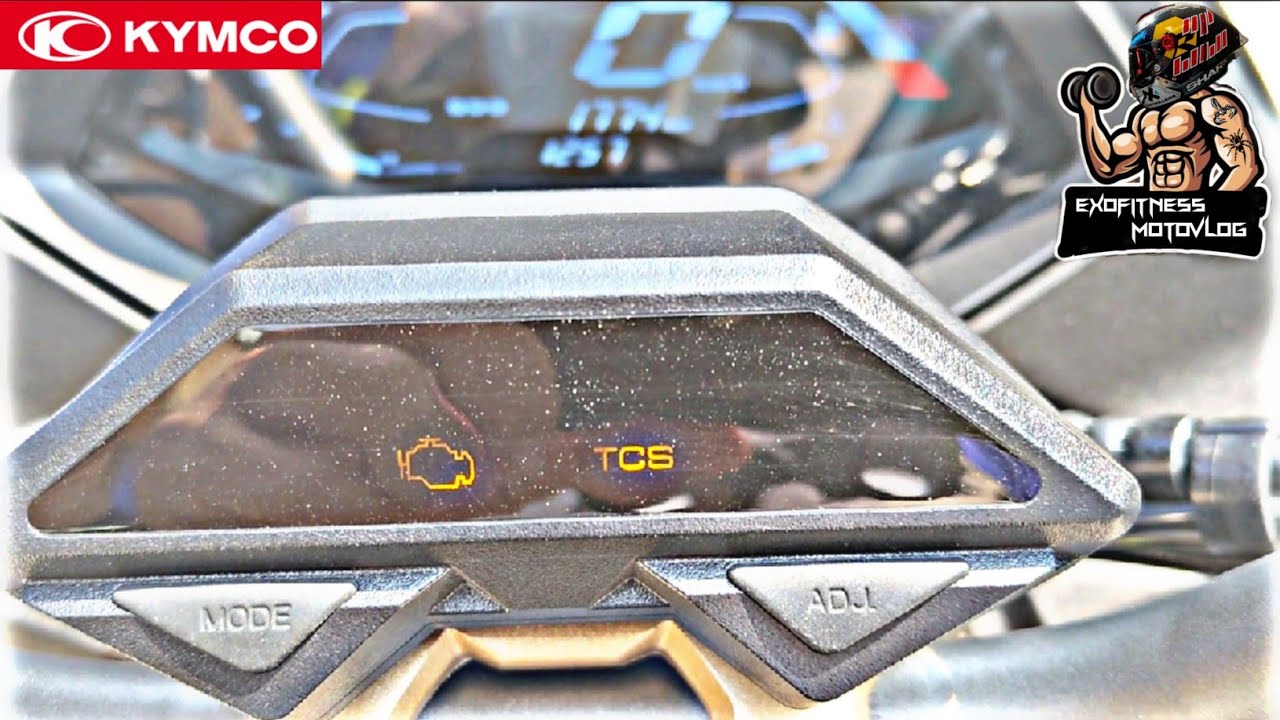 kymco krv check engine - YouTube