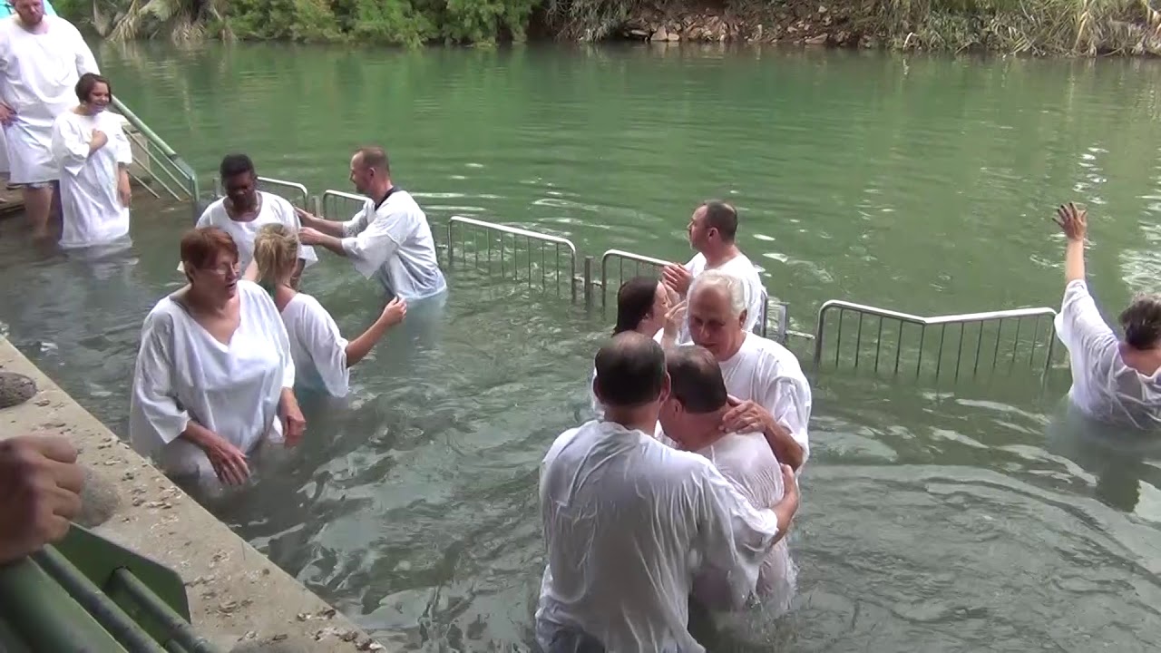 Baptized in the Jordan River - YouTube