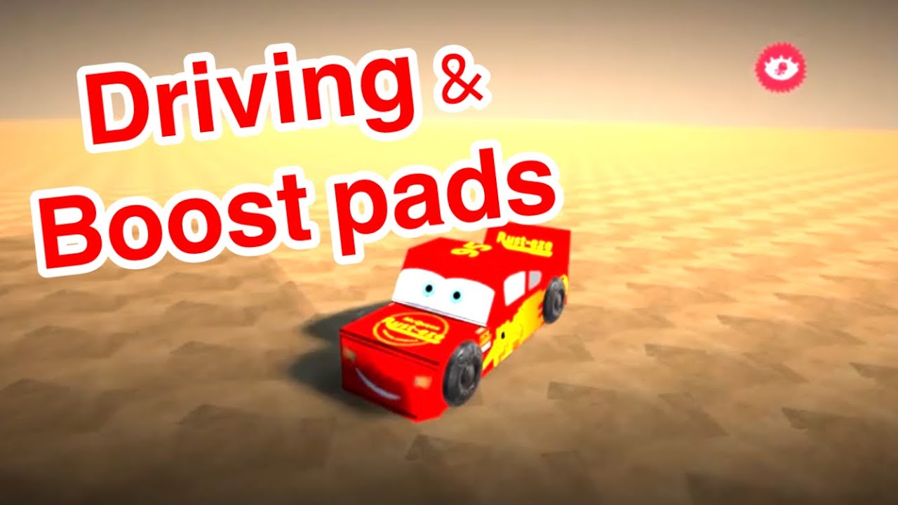 Driving & Boost pads - Car Game (wip) - YouTube