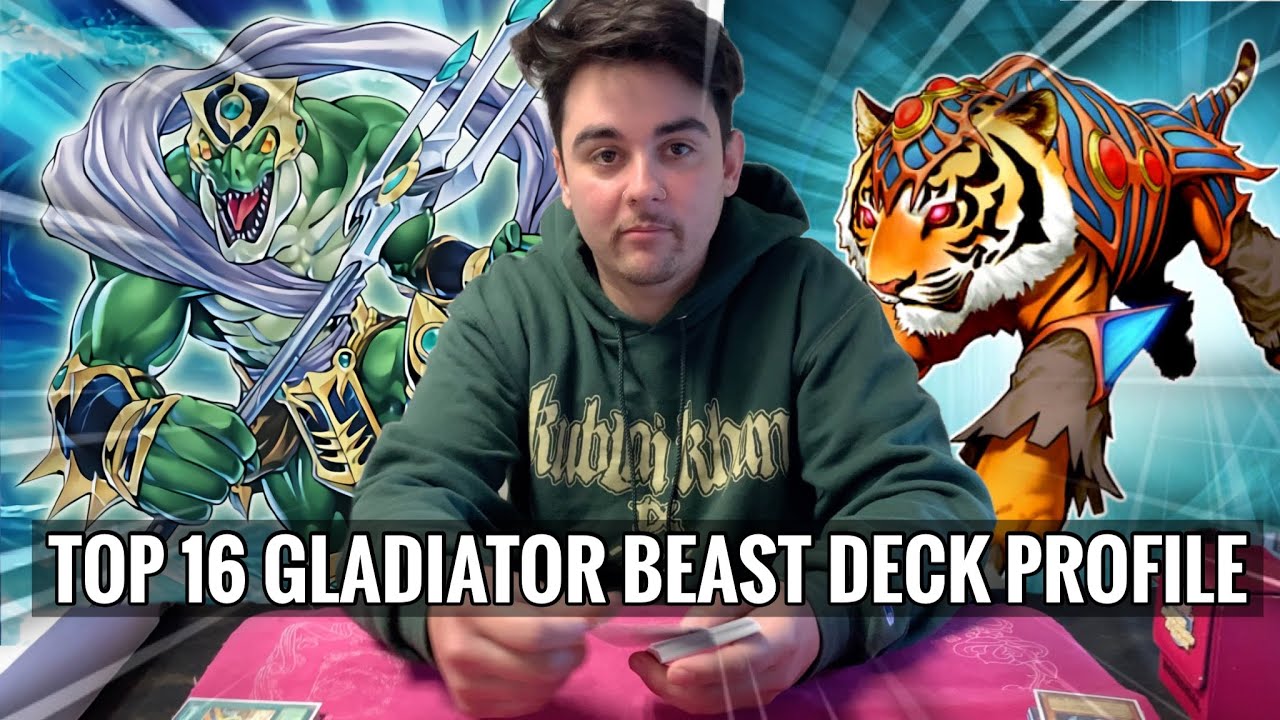 GLADIATOR BEAST DECK PROFILE 🔥- TOP 16 Ps5 Tournament (Edison Format Yu ...