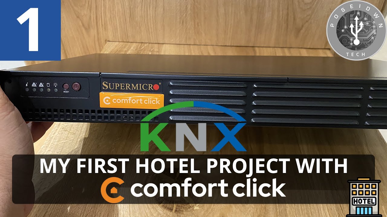 My first Hotel Project (KNX) with ComfortClick - Part 01 - YouTube
