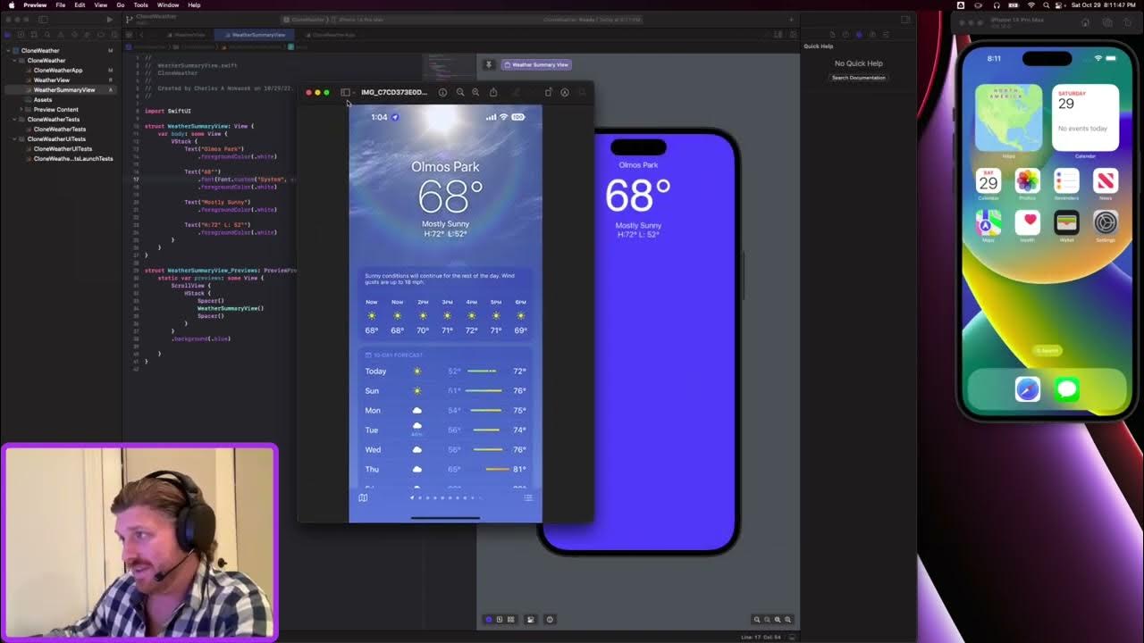 Lets Build The Ios Weather App Part 2 Swiftui Youtube