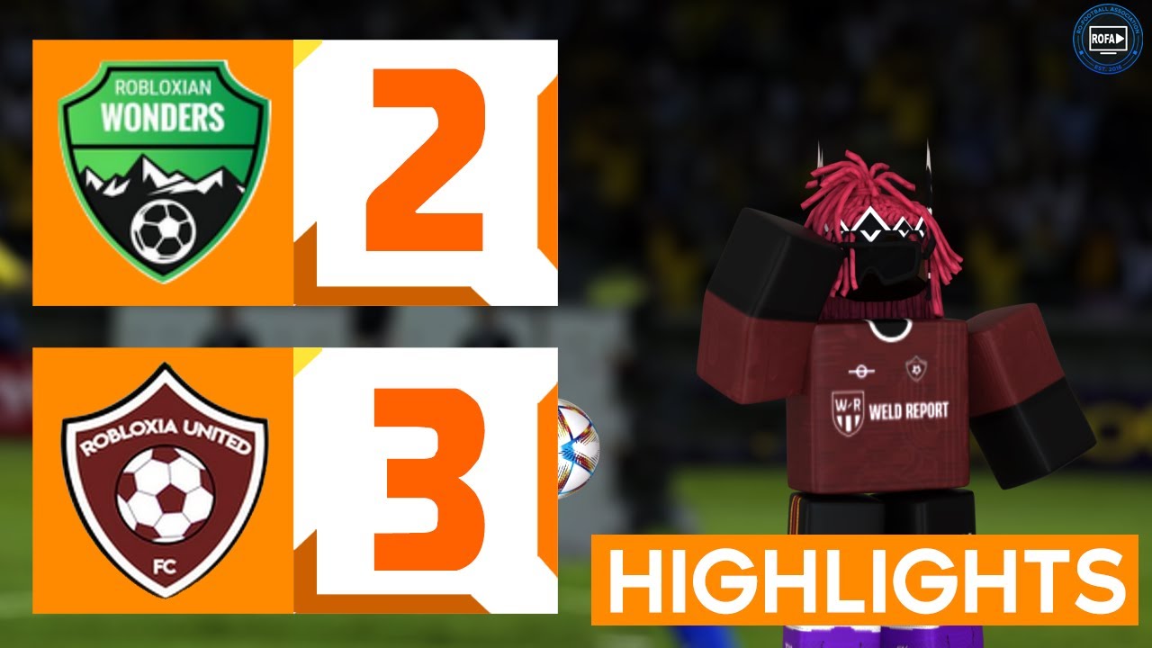 ROFA Division B | Robloxian Wonders vs Robloxia United - YouTube
