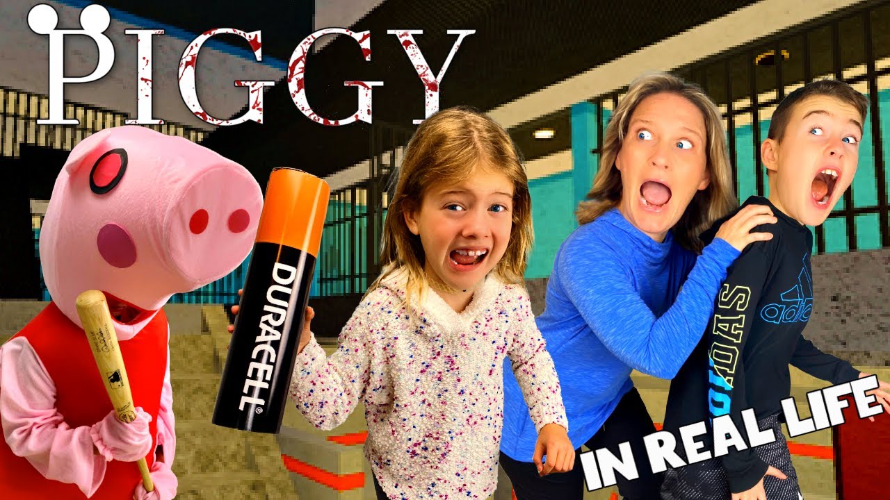 Escape Roblox PIGGY In Real Life - Chapter 2: Station!!! - YouTube