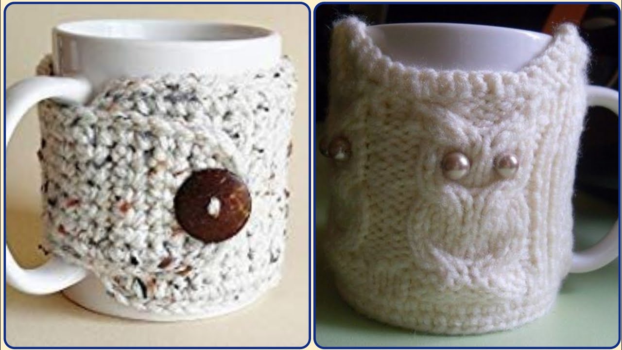 Latest Beautiful & Wonderful Crochet Mug Cozy||Very Stylish Crochet Mug ...