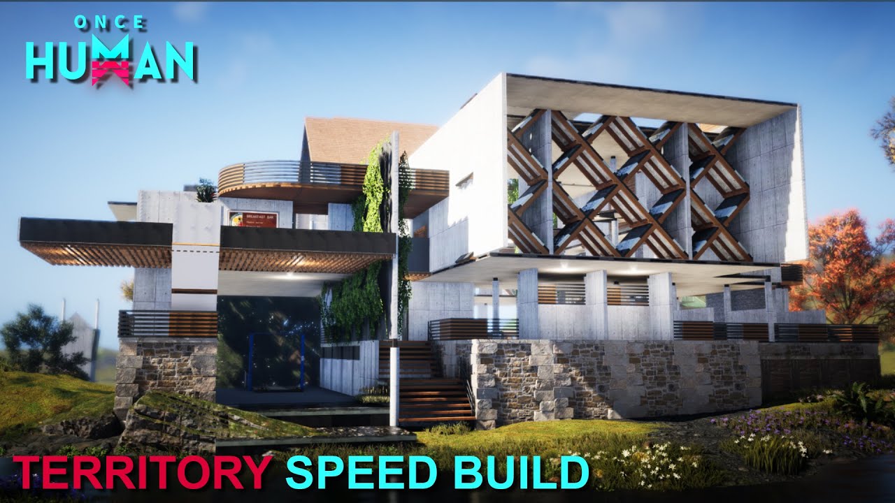 Innovative Base Design in Once Human | No Paid Cosmetics| Speed Build ...