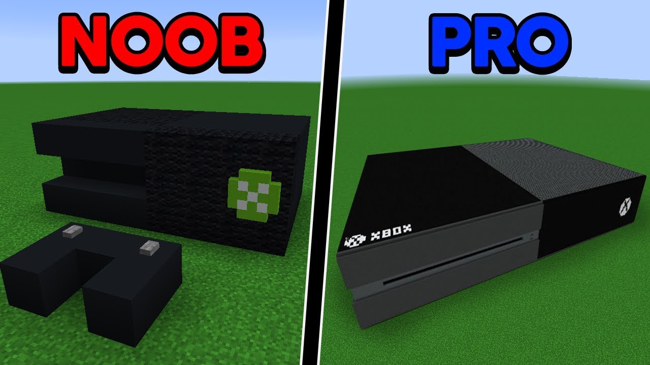 Batalha de Construção: XBOX ONE DE NOOB VS XBOX ONE DE PRO! - YouTube