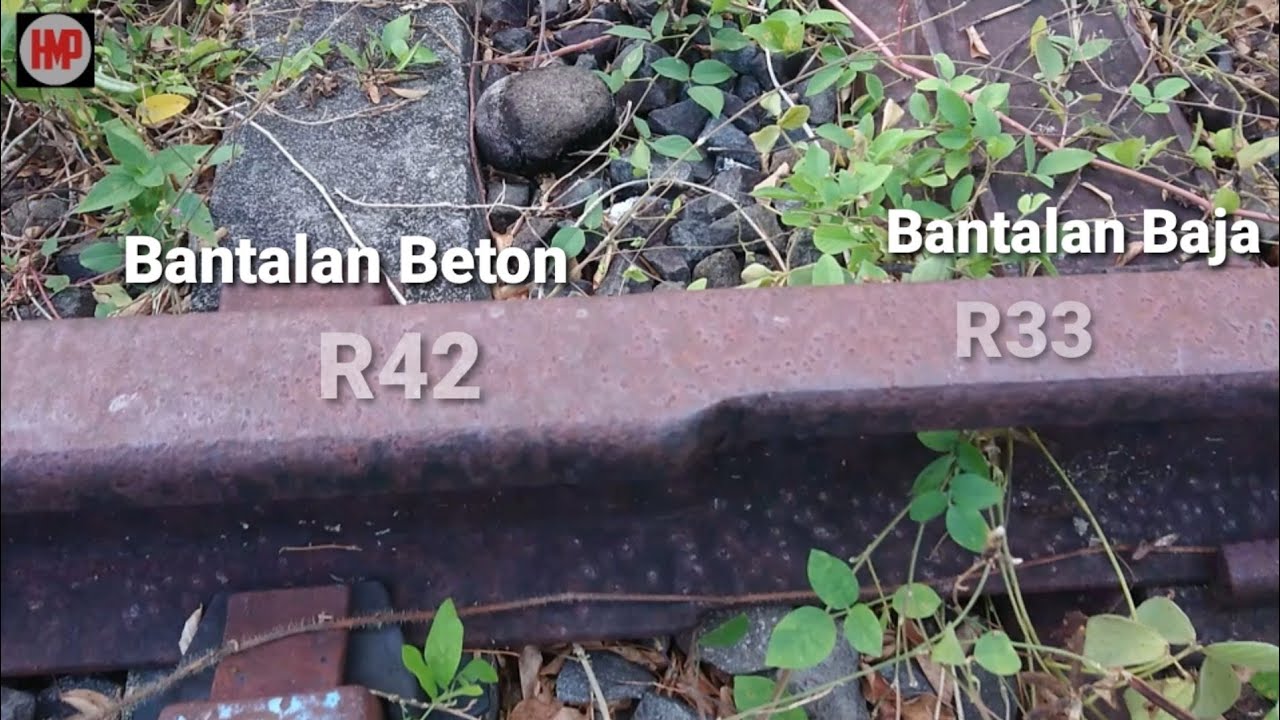 TERNYATA DISINI SAMBUNGAN REL LAMA (R33) DAN REL BARU (R42) DI JALUR ...