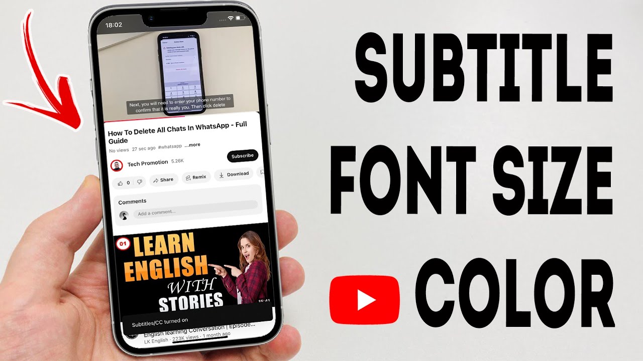 How To Change Subtitle Font Size And Color On YouTube - Full Guide - YouTube