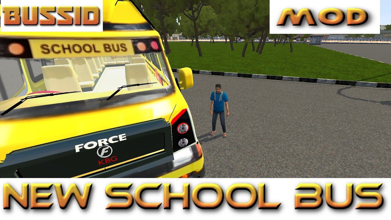 new school bus mod for bussid | bussid mod | bus simulator indonesia ...