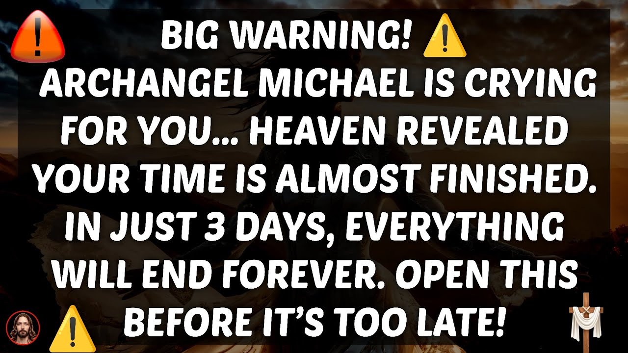 😱 YOU ARE IN D*NGER – HEAVEN WARNS YOUR TIME IS ALMOST OVER! | GOD'S ...