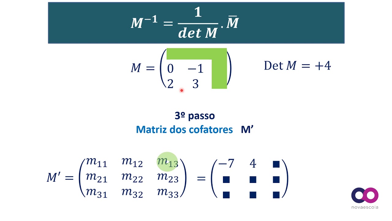 MATRIZ INVERSA 3x3 - YouTube