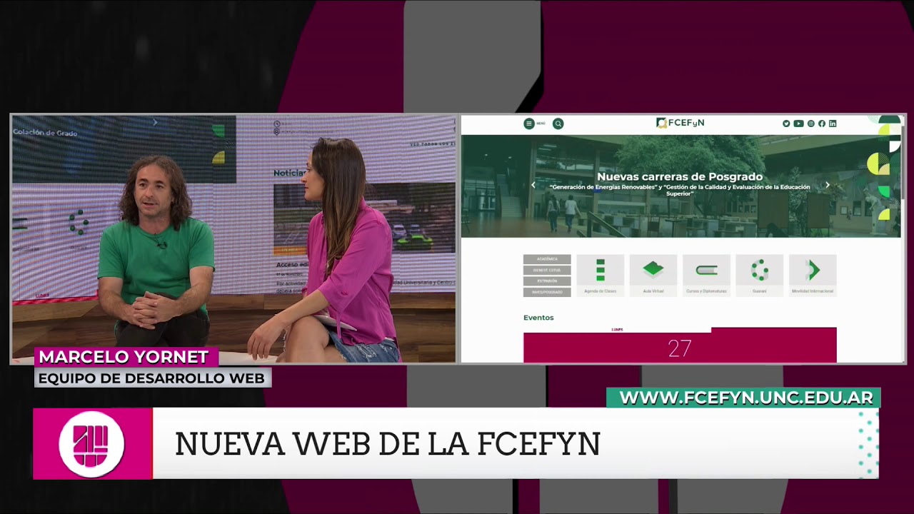 fcefyn.unc.edu.ar :La nueva página web de la Facultad - YouTube