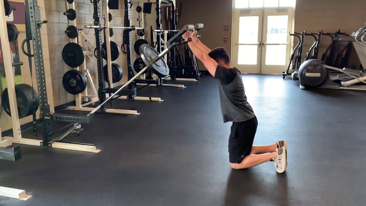 Kneeling Viking Push Press - YouTube
