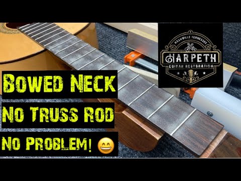 Bowed Neck Classical Guitar - La Mancha - YouTube