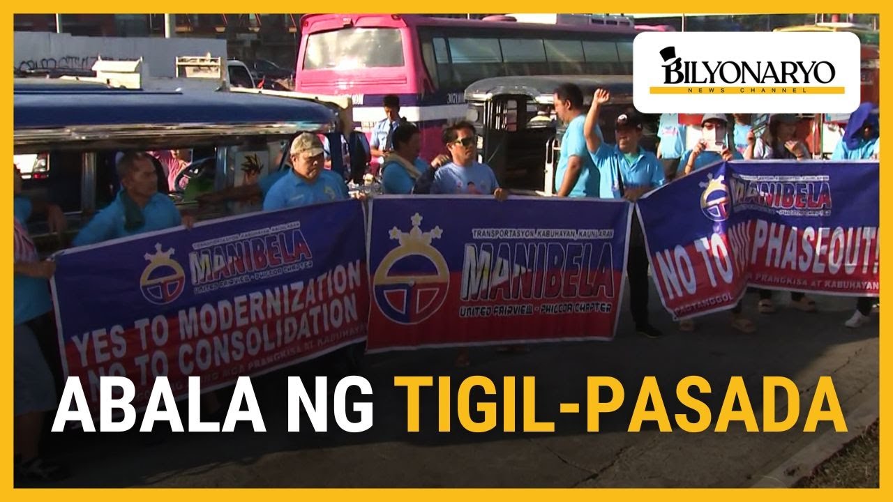 Ilang commuter naabala ng tigil-pasada | Agenda - YouTube