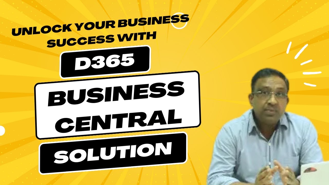 Microsoft Dynamics 365 Business Central Solution | Unlock your Business Efficiency - YouTube