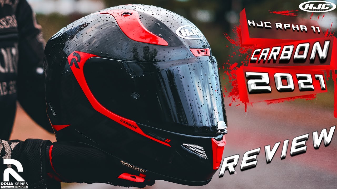 Review HJC RPHA 11 Carbon Bleer 2021 - YouTube