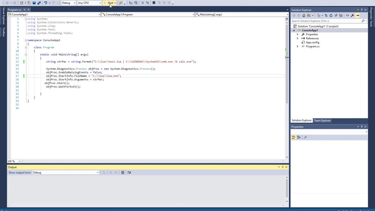 When System.Diagnostics.Process is not vulnerable to code execution ...