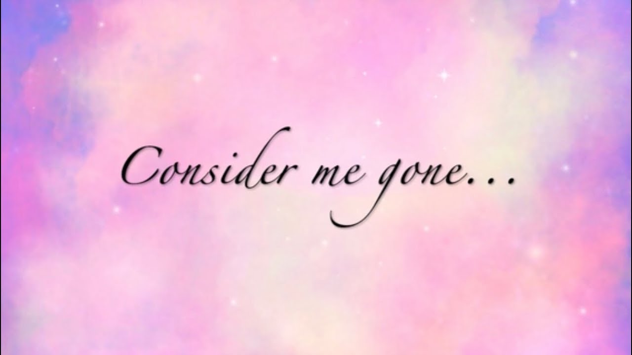 Consider Me Gone by Allie Turner (Lyric Video) - YouTube