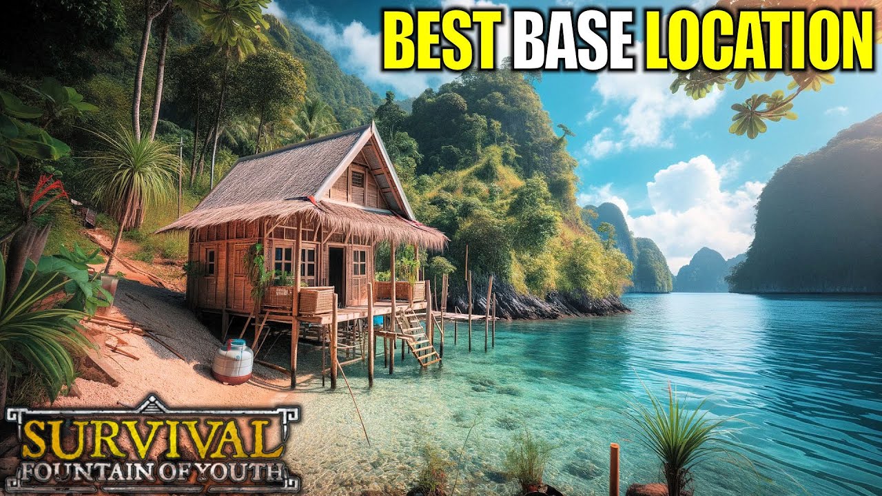 Building my REAL BASE | Survival Fountain of Youth Gameplay | Part 4 ...