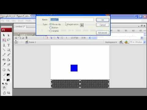 How To Make A Moving And Jumping Character In Adobe Flash CS3 In Actionscript 2.0 Part 1 - YouTube