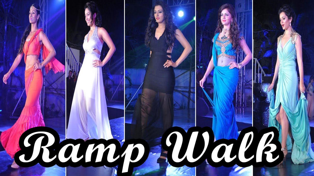 Serial Actresses @ Ramp Walk at Telly Calendar - YouTube