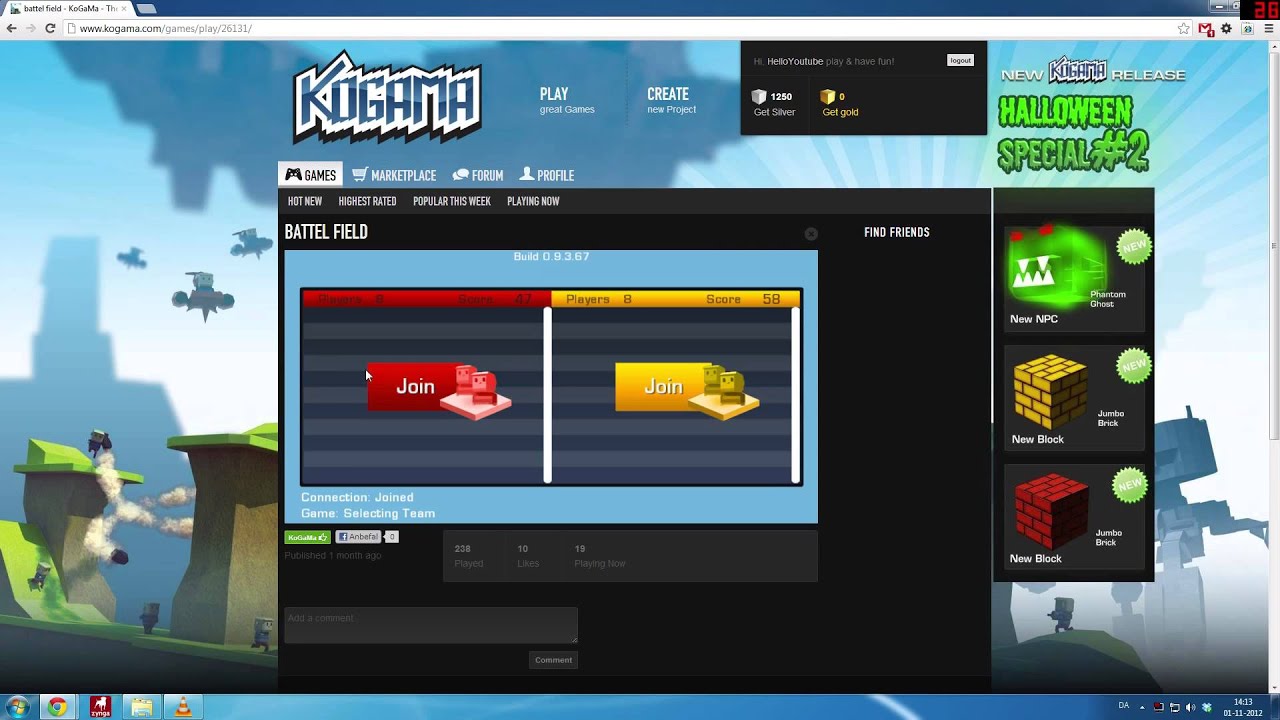 KoGaMa Tutorials - Playing Games Tutorial (HD) (0.9.2) - YouTube
