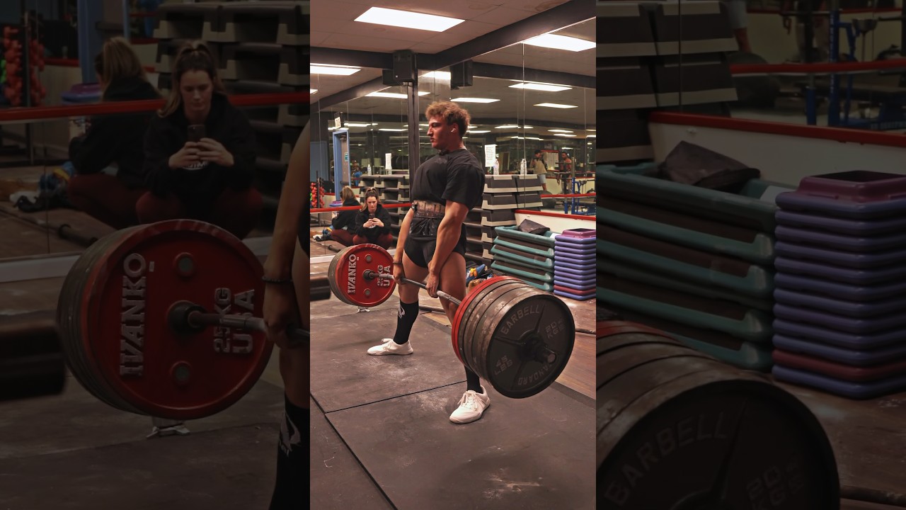 1,000LB Deadlifter VS 30 Natural Powerlifters 👹 #shorts - YouTube