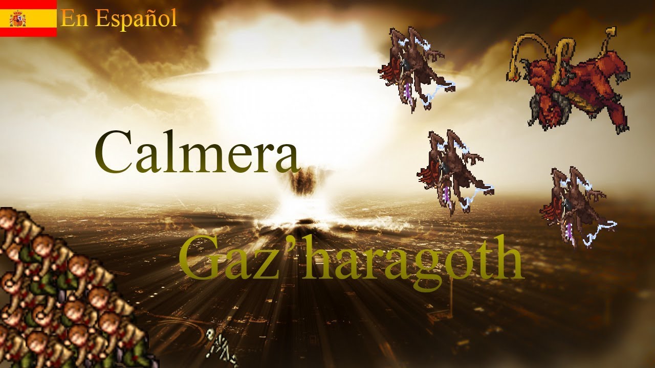 Gaz'haragoth Calmera 29/08/2018 - Tibia - YouTube