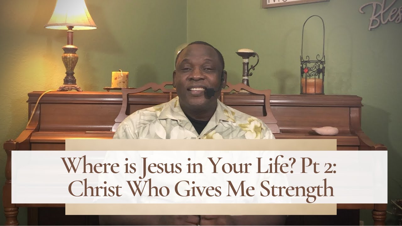 Christ Who Gives Me Strength | Pastor George Reed Jr. - YouTube