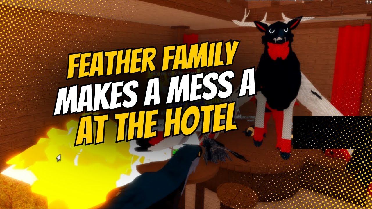 Feather Family Makes a Mess at Hotel Showdown! (Roblox) - YouTube