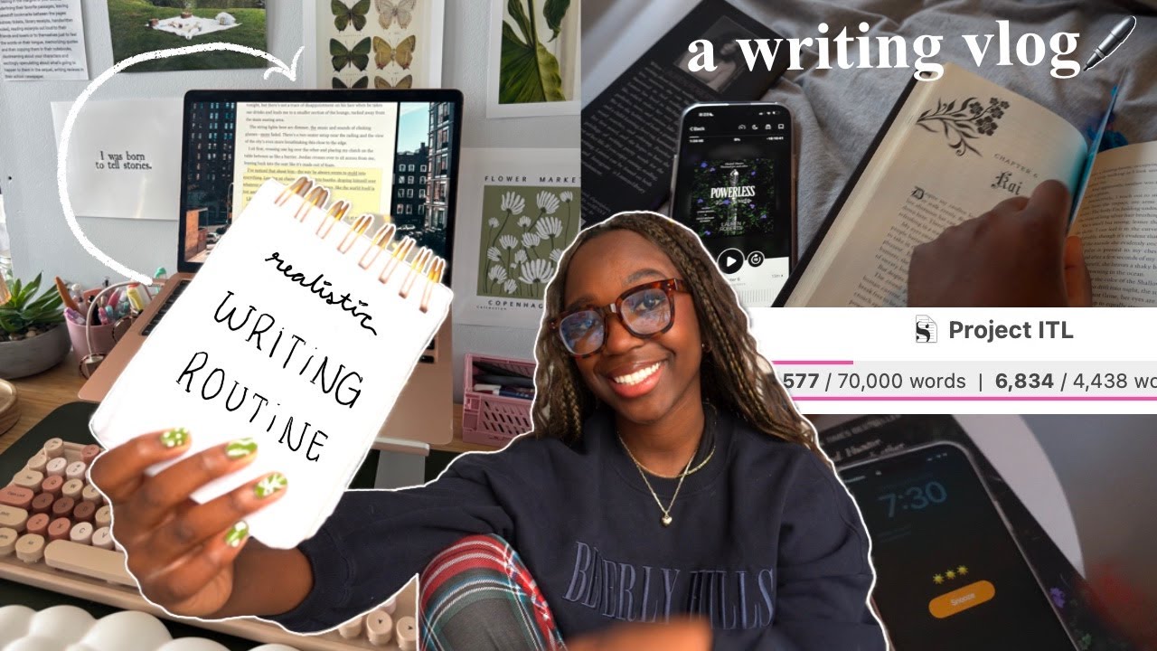 testing out a full-time writing routine!!🖊️ // writing vlog - YouTube