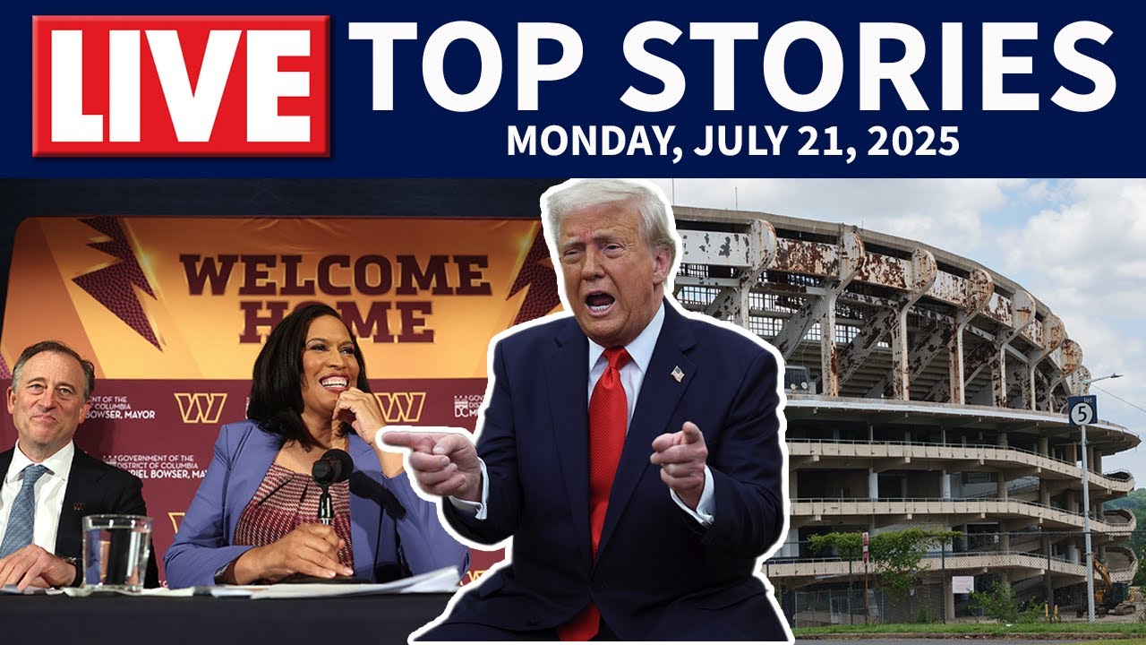 LIVE COVERAGE: Trump threatens Commanders stadium deal over name change ...