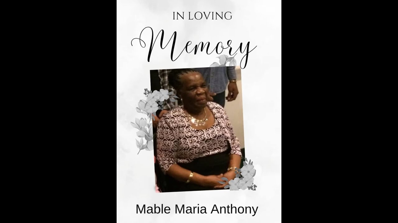 Funeral of Mable Maria Anthony of St Joseph - YouTube