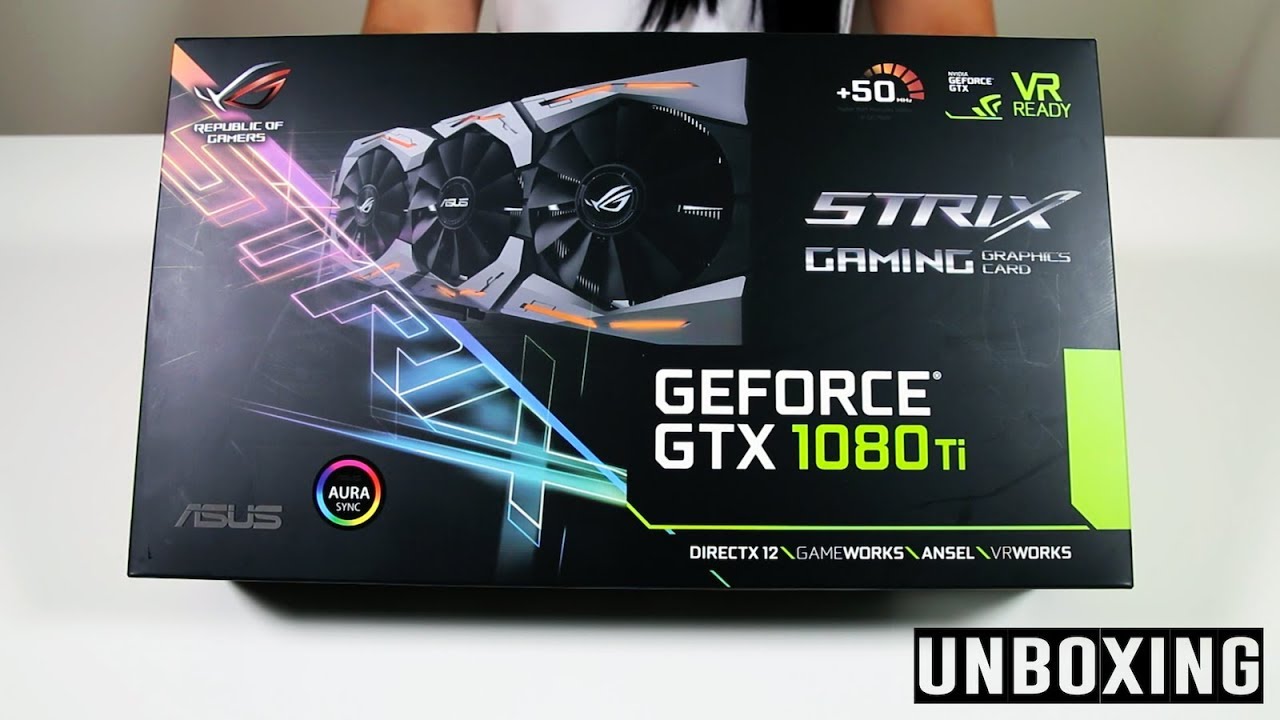 Unboxing ASUS GeForce GTX 1080Ti Strix - YouTube