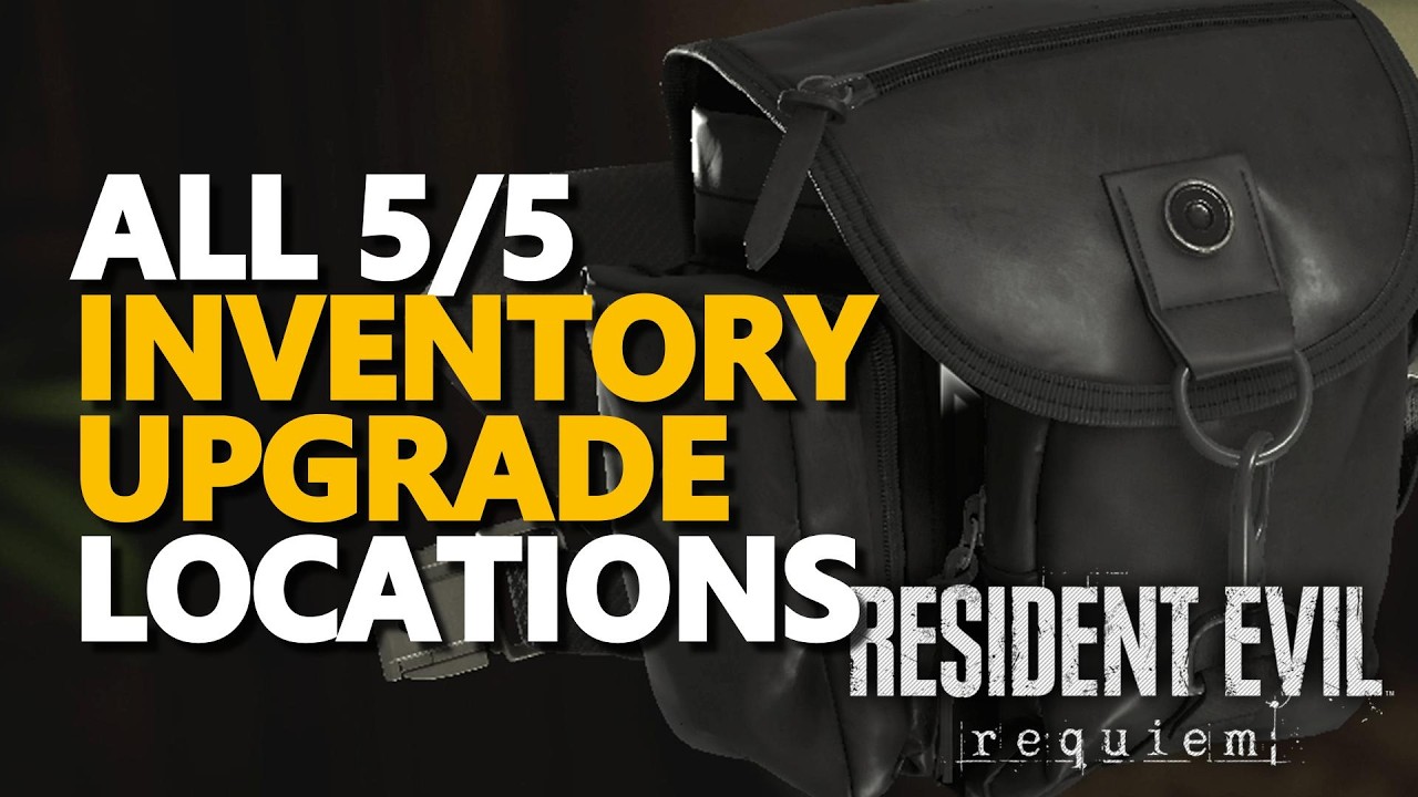 RE Requiem: All Hip Pouch & Inventory Upgrade Locations (RE9) - YouTube