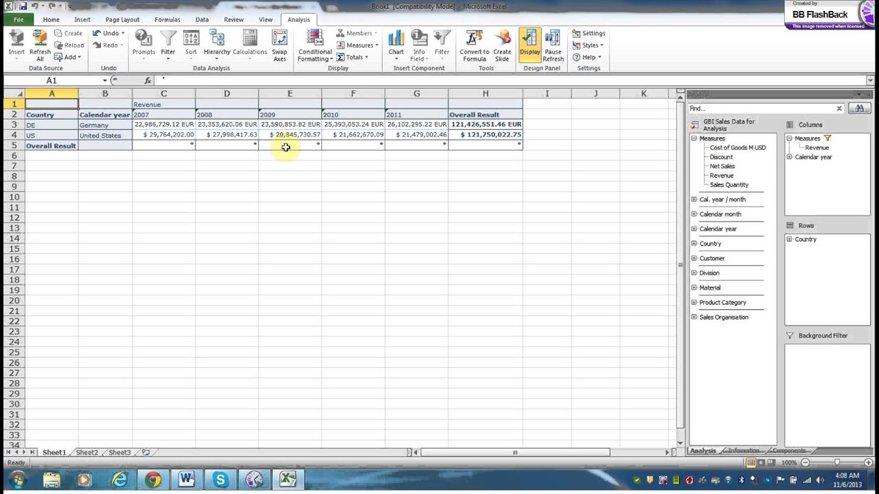 SAP Business Objects Multidimensional Reporting - YouTube