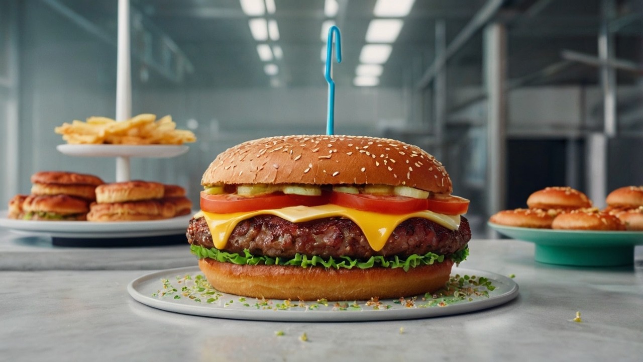 How McDonald's Hamburgers Are Made in a Factory | Hamburgers Factory ...