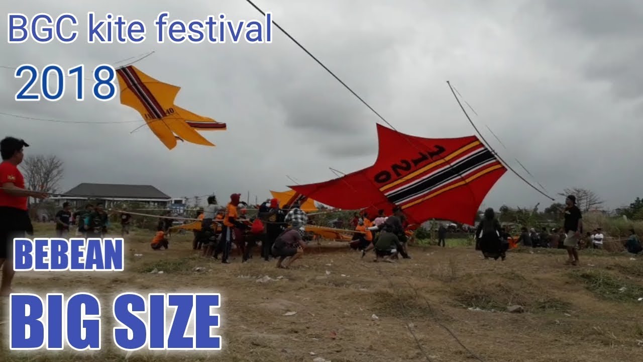 Layangan Bebean Big Size !! BGC kite festival - YouTube