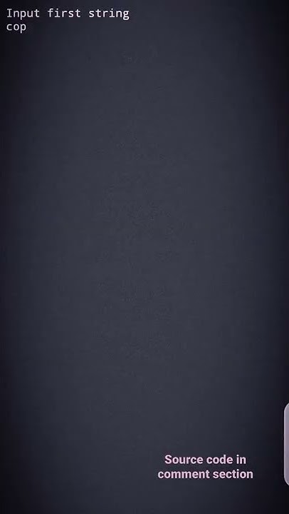 subsequence of a string programming in C #pravarti01 - YouTube