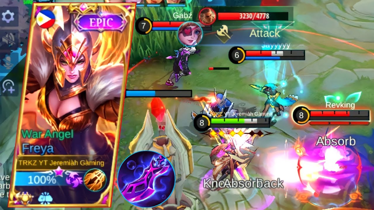 AGGRESSIVE FREYA FOR WIN THIS GAME🔥 | FREYA TOP 1 GLOBAL | FREYA BEST ...