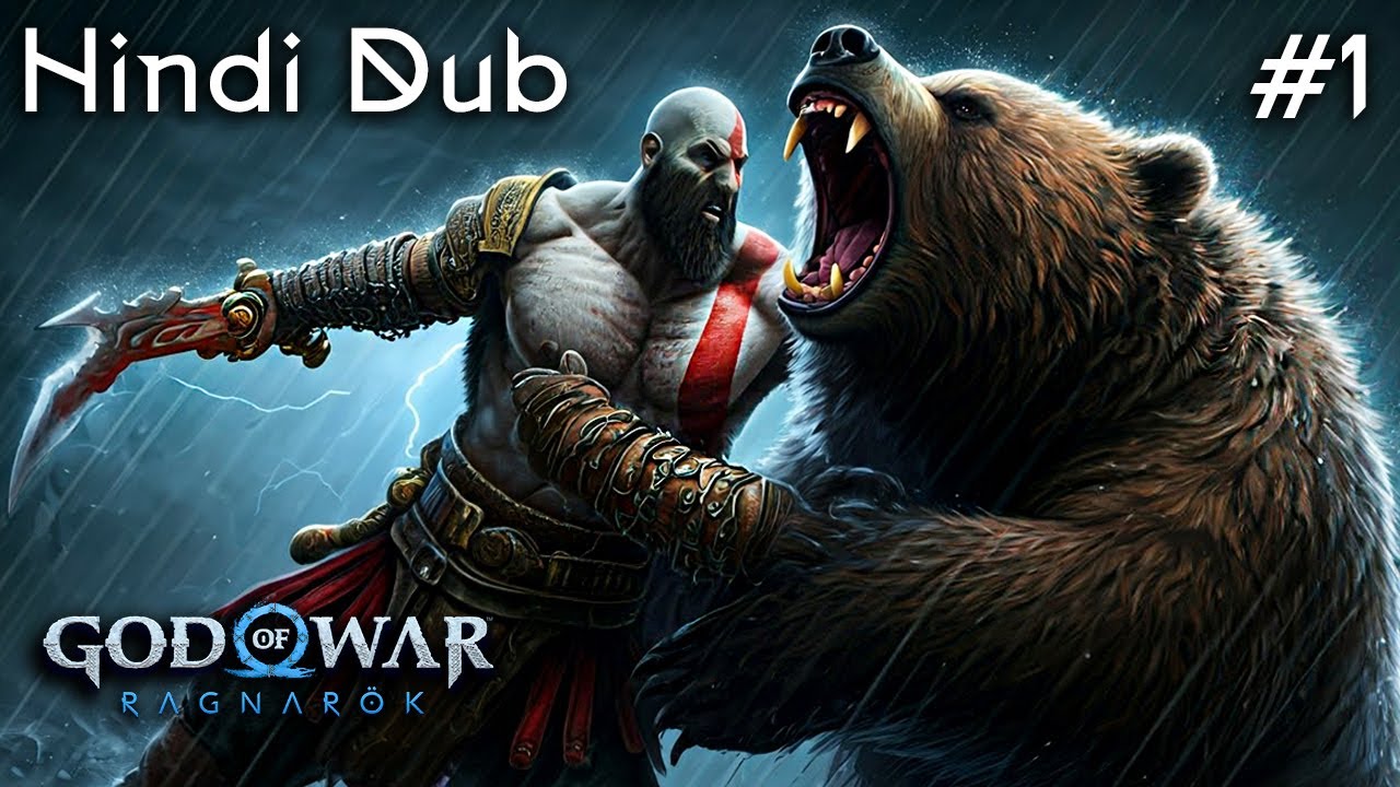 Kratos encounters Bear | GOW Ragnarök Gameplay #01 - YouTube