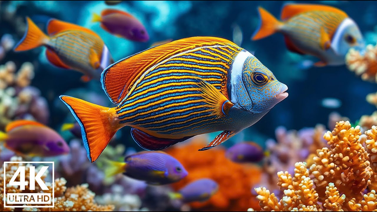 Deep Sea Calm 4K 🐋 Relaxing Shark Aquarium Music for Sleep & Meditation ...