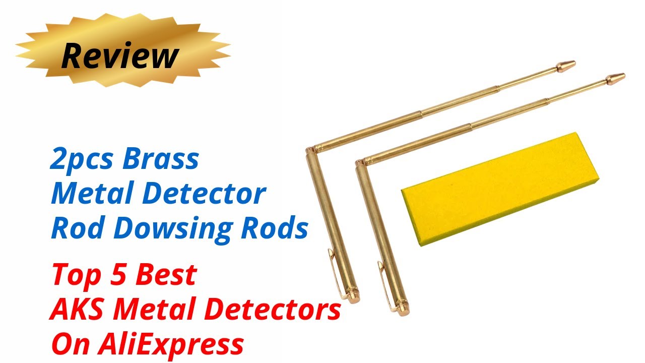 Review 2pcs Brass Metal Detector Rod Dowsing Rods 2024 - YouTube