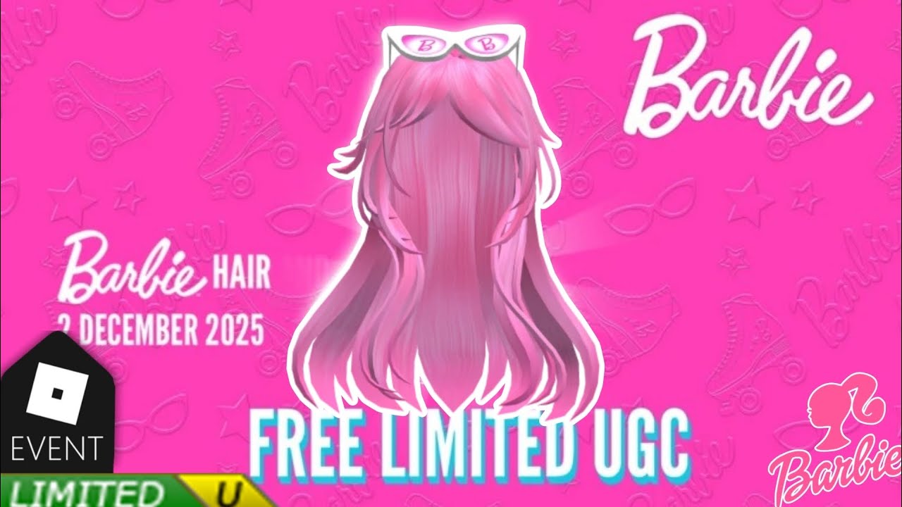 FREE LIMITED UGC | How to get BARBIE™ Hair and Sunglasses in Barbie ...