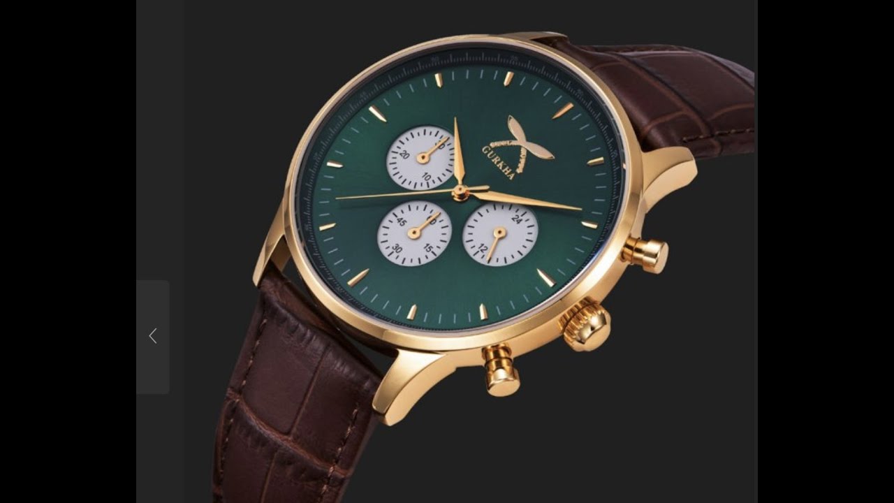 Unboxing Gurkha Watch. Gurkha Urban Chrono Green Dial 2023. - YouTube