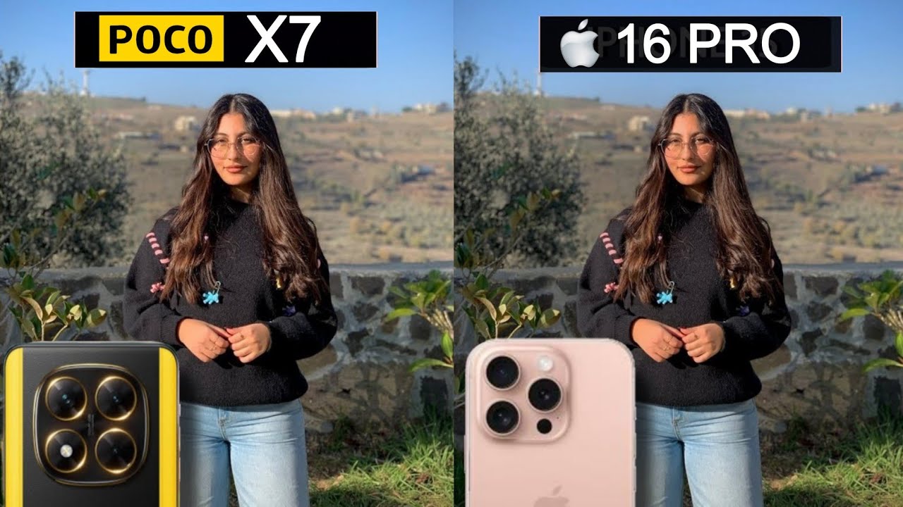 Poco X7 Series VS iphone 16 pro Camera test Comparison - YouTube