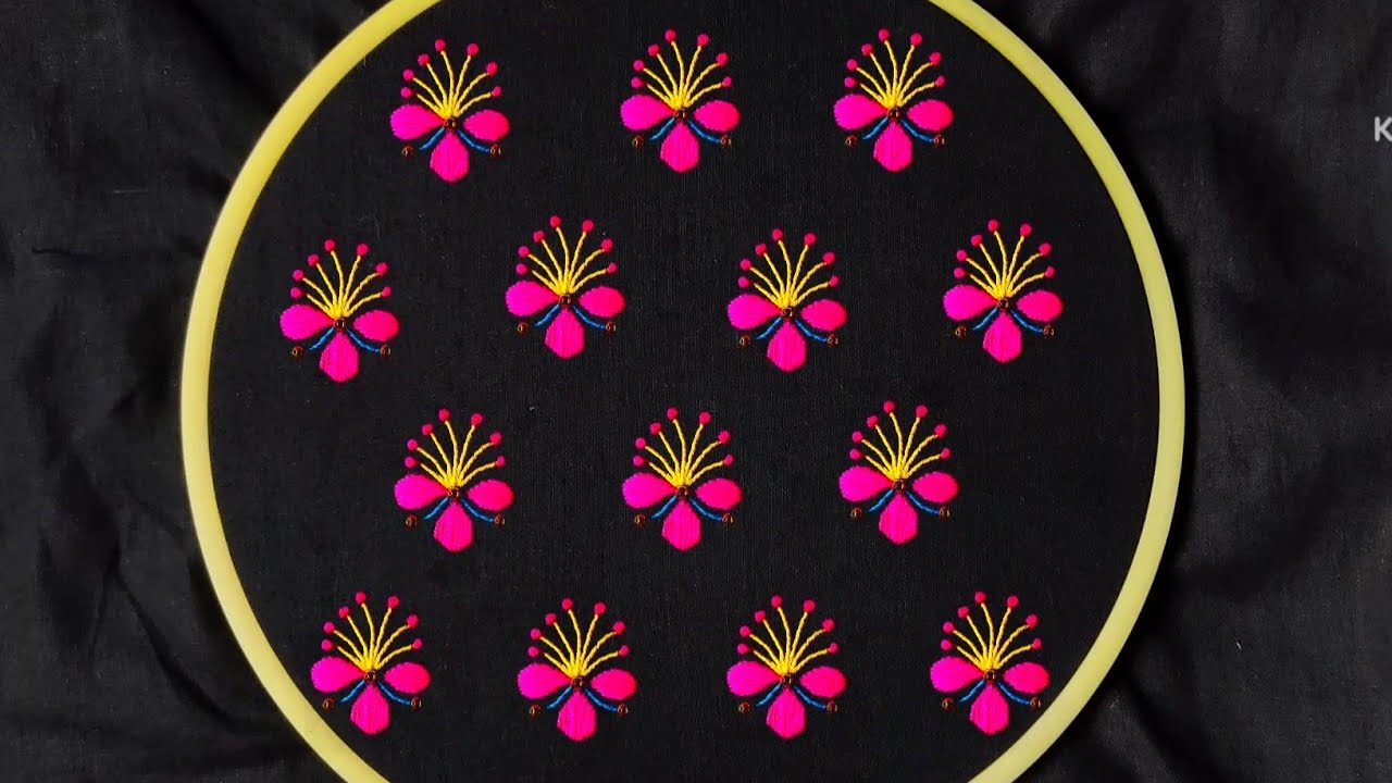 Easy and beautiful needle work for beginners / hand embroidery ...
